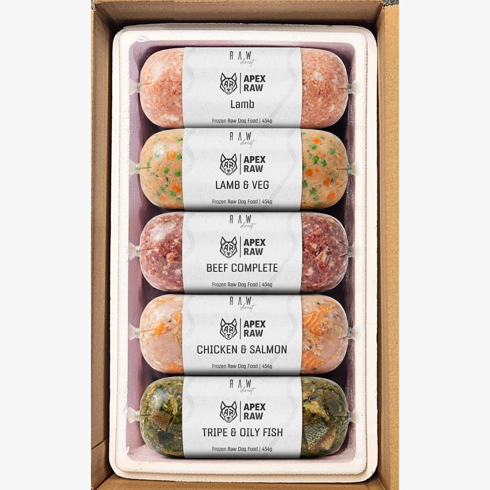 APEX RAW - Mixed Variety 454g | Premium Raw Dog Food for Balanced ...