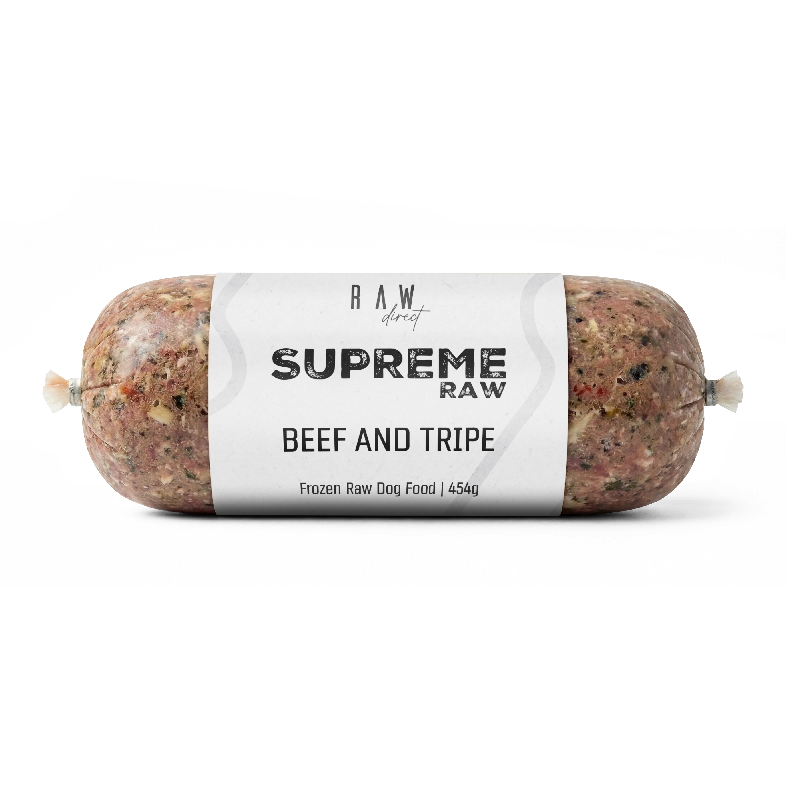 Supreme Beef & Tripe Raw Dog Food 454g | 80/10/10 BARF - Raw Direct