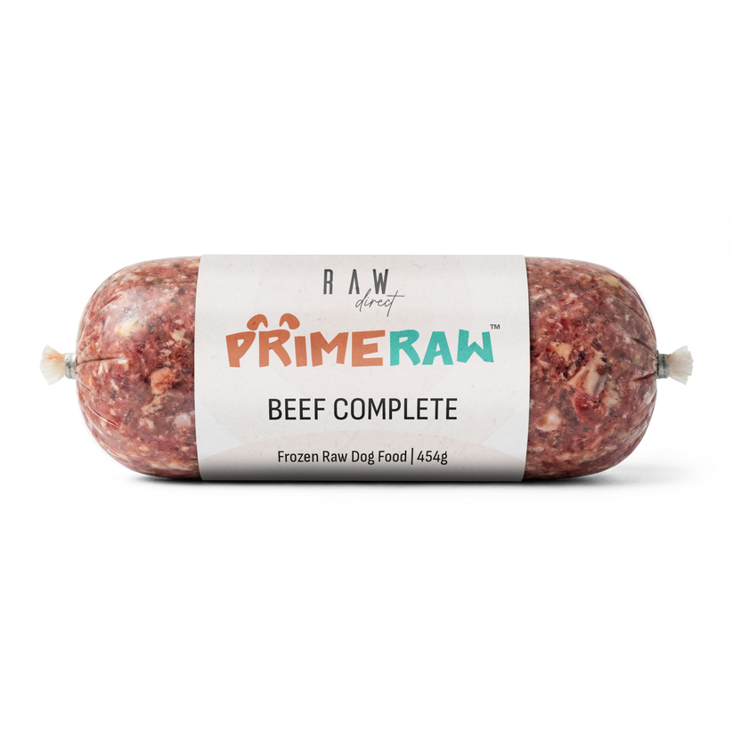 PRIME RAW Beef Complete 454g - Premium Raw Dog Food for Optimal Health ...