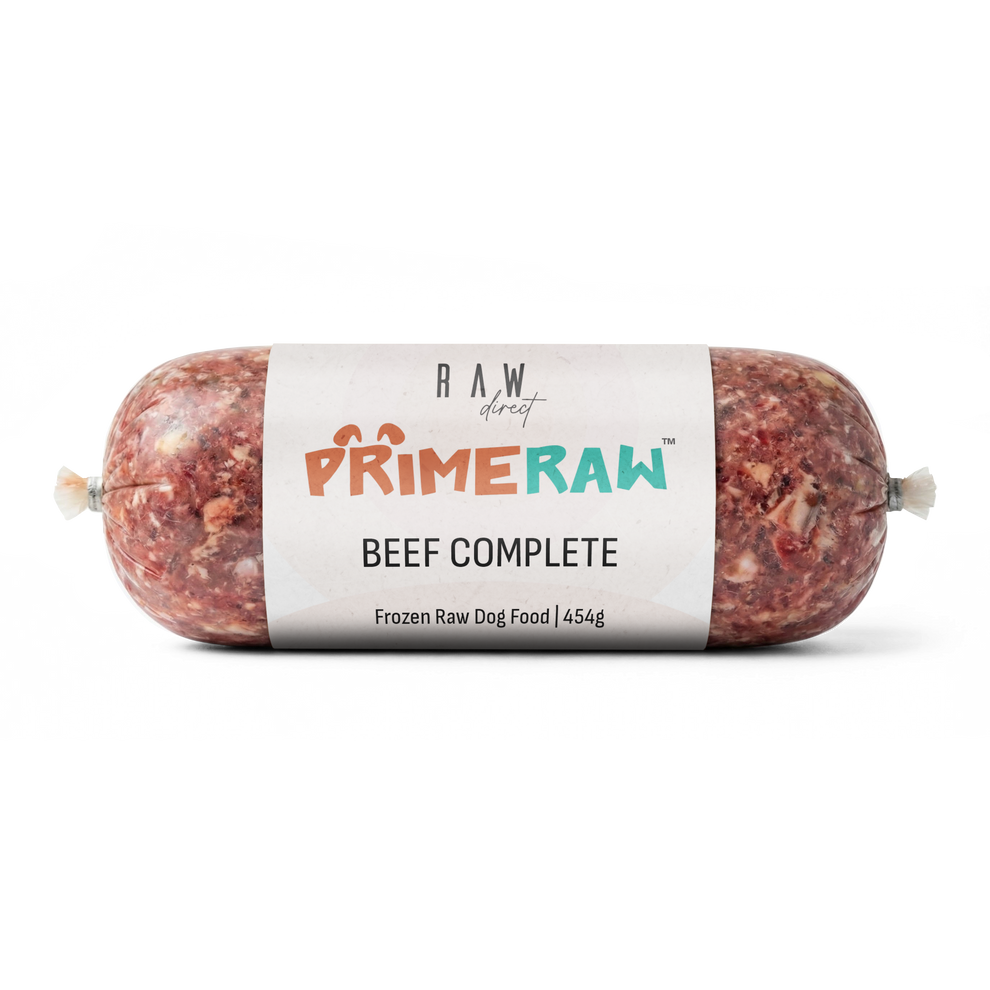 PRIME RAW Beef Complete 454g - Premium Raw Dog Food for Optimal Health ...