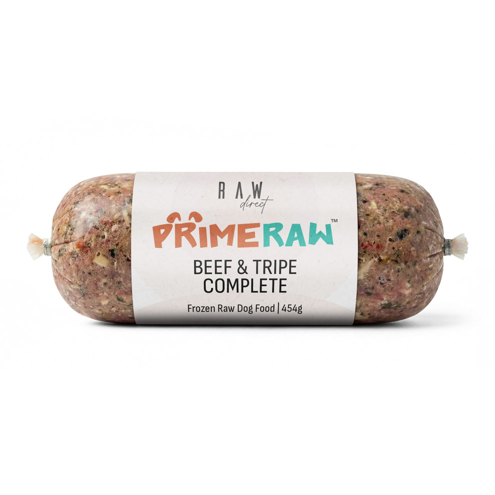 PRIME RAW Beef & Tripe Dog Food - Nutrient-Rich, Natural Dog Nutrition ...