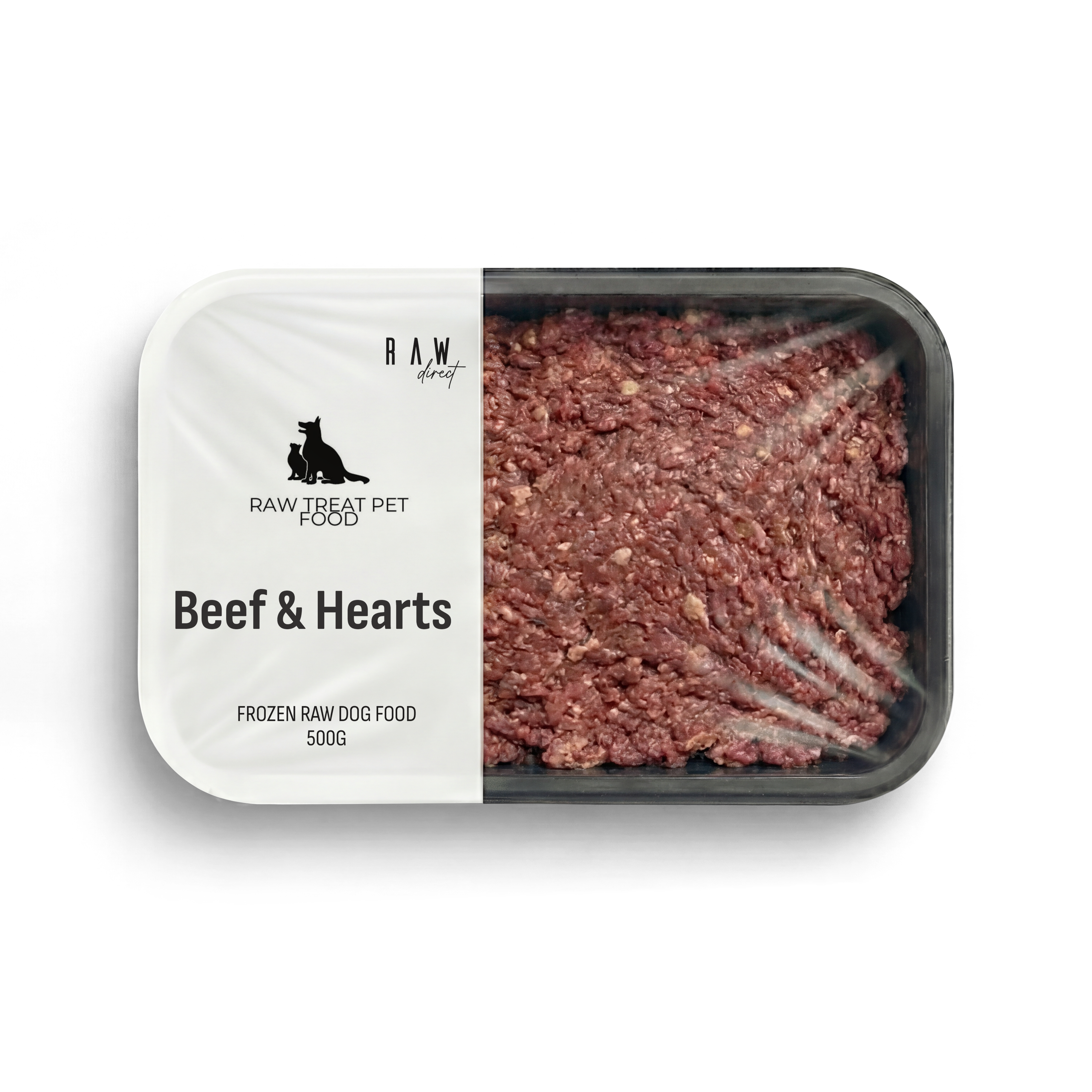 RAW TREAT PETFOOD Beef & Heart 500g - Premium Raw Dog Food for Vitality ...