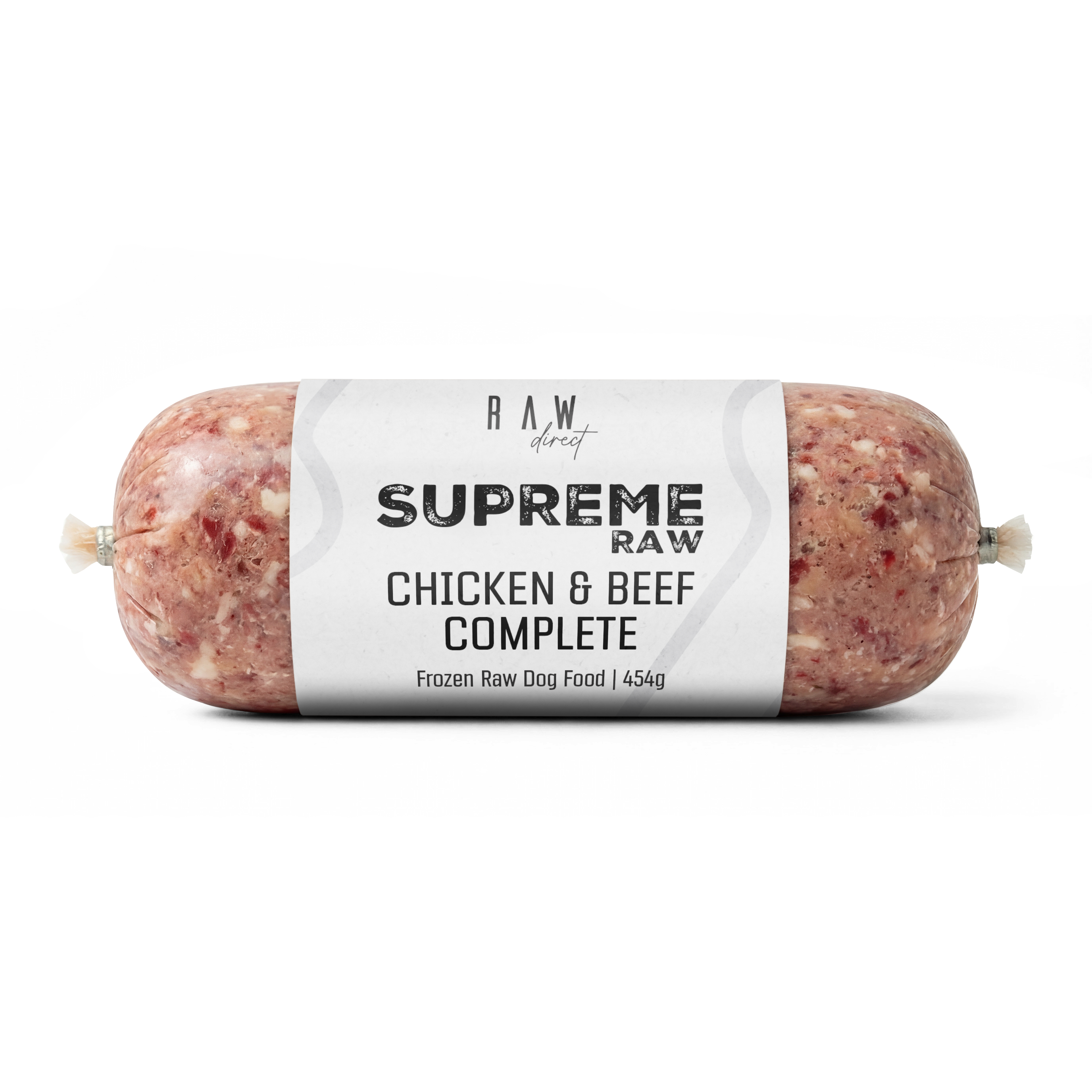 Supreme Chicken & Beef Raw Dog Food 454g | 80/10/10 BARF - Raw Direct