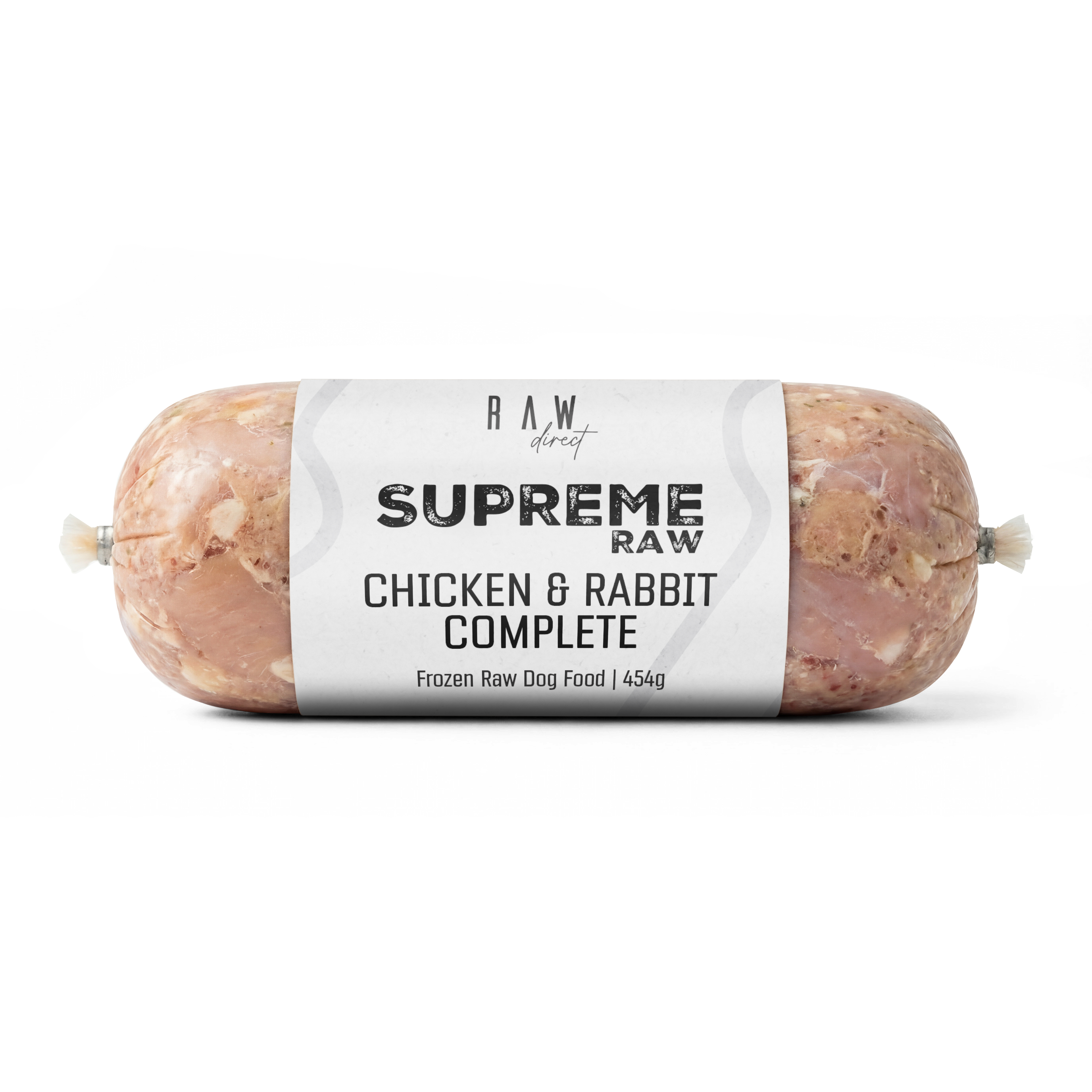 Supreme Chicken & Rabbit Raw Dog Food 454g | 80/10/10 BARF - Raw Direct