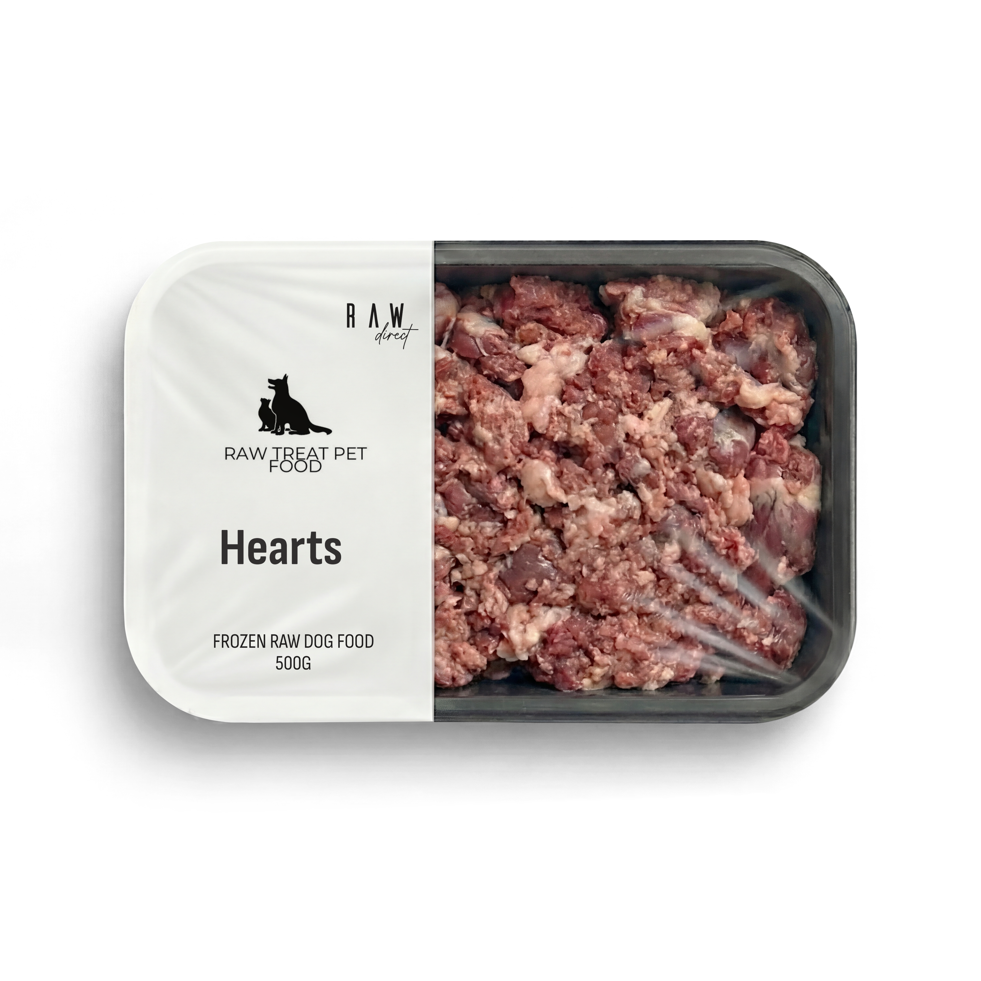 RAW TREAT PETFOOD - Premium Hearts for Dogs | 500g – Raw Direct