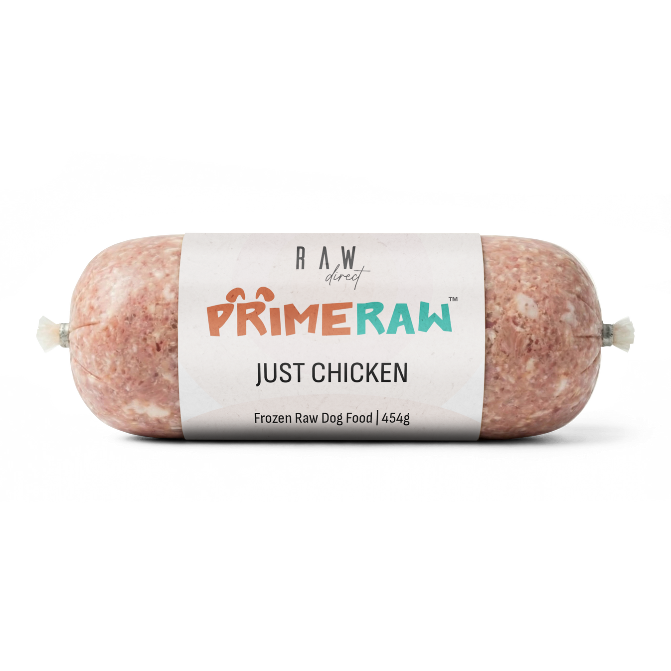 PRIME RAW Just Chicken - Fresh, Natural Dog Food | 454g – Raw Direct
