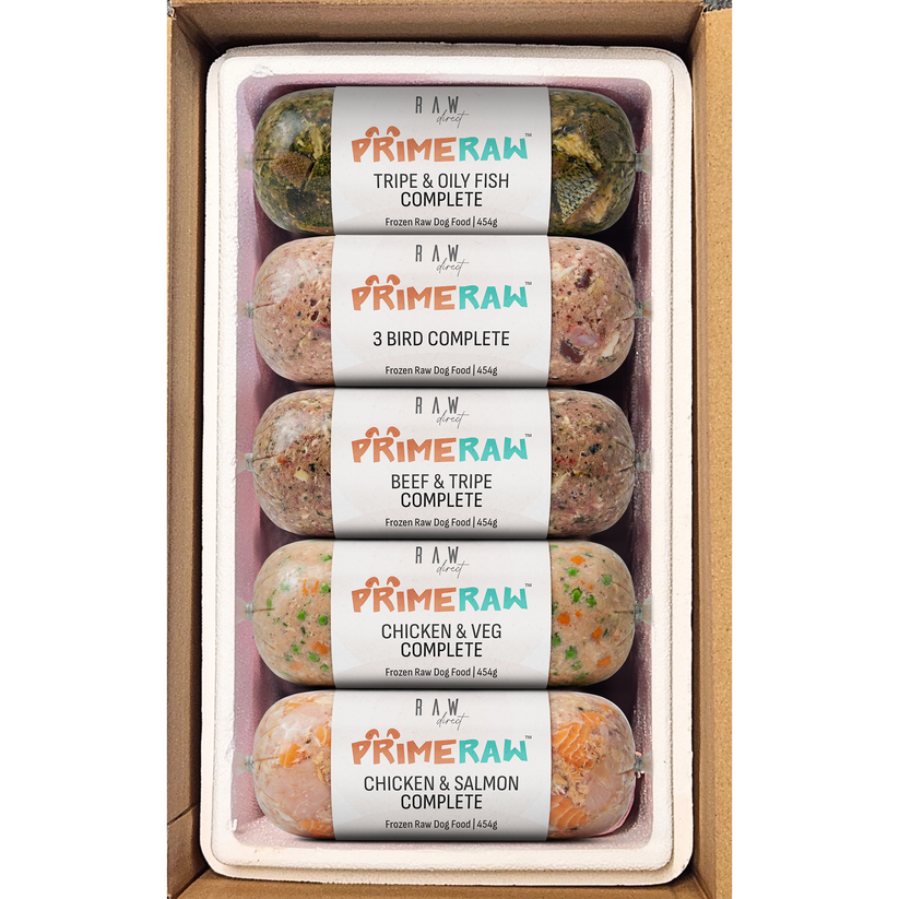 PRIME RAW Mix Variety Box - Premium Raw Dog Food Bulk Box – Raw Direct