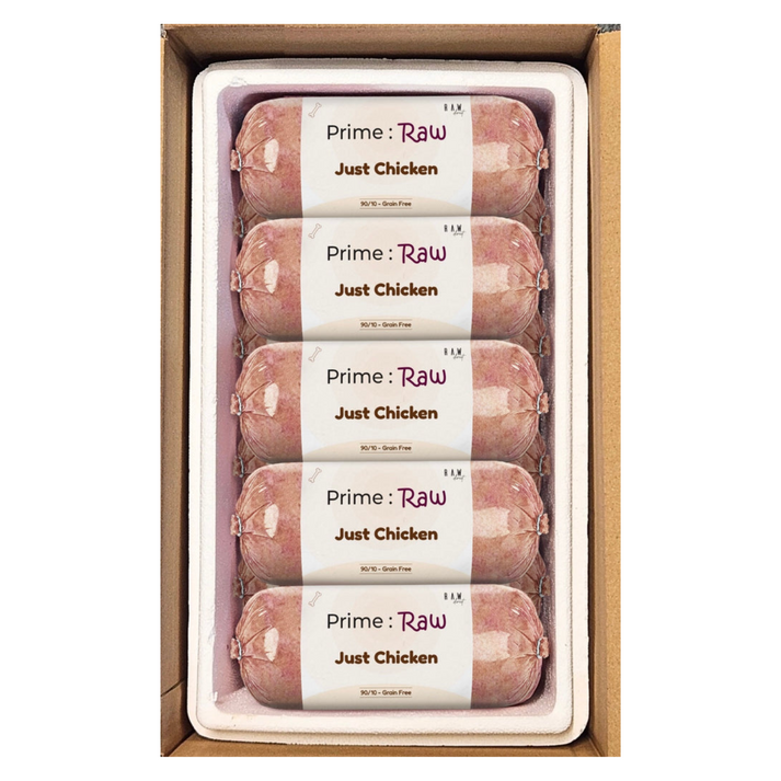 PRIME RAW Just Chicken - Fresh, Natural Dog Food | 454g – Raw Direct