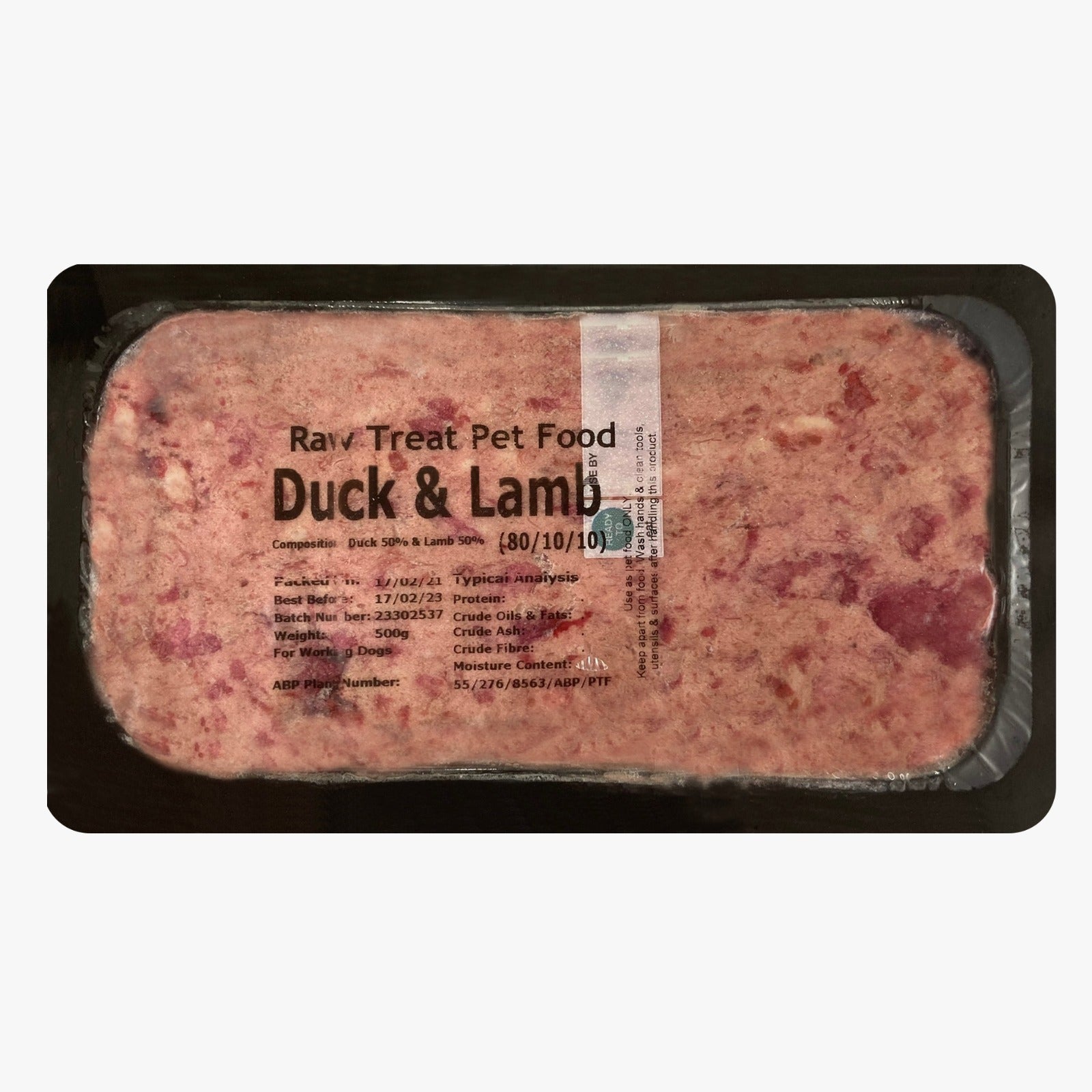 RAW TREAT PETFOOD - Duck & Lamb 500g | Nutrient-Rich Raw Dog Food – Raw ...