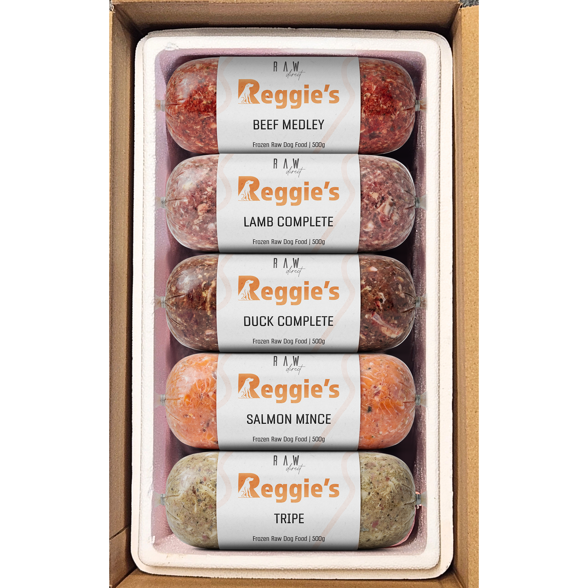 Reggie's Mix Variety Box - Premium Raw Dog Food Bulk Buy – Raw Direct