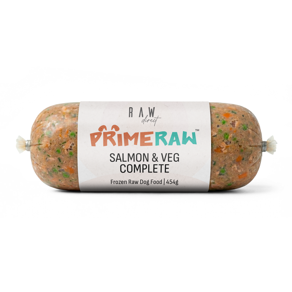 PRIME RAW - Salmon & Veg Complete Dog Food | Nutritious & Wholesome ...