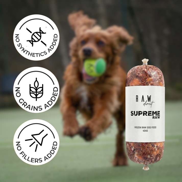 Supreme Rabbit Raw Dog Food 454g | 80/10/10 BARF - Raw Direct