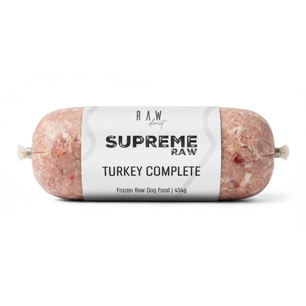 Supreme Turkey Complete Raw Dog Food 454g | 80/10/10 BARF - Raw Direct