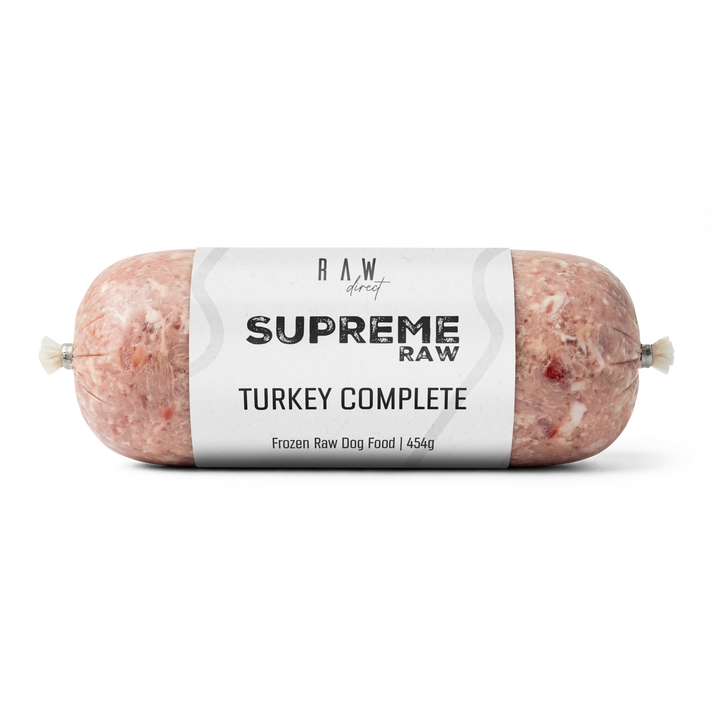 Supreme Turkey Complete Raw Dog Food 454g | 80/10/10 BARF - Raw Direct