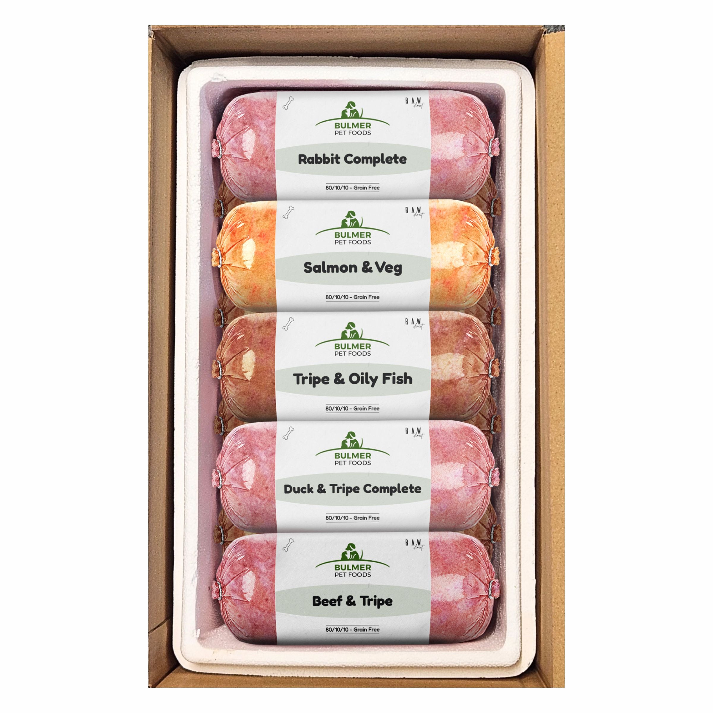 BULMER COMPLETE Mix Variety Raw Dog Food 454g | Premium Balanced ...